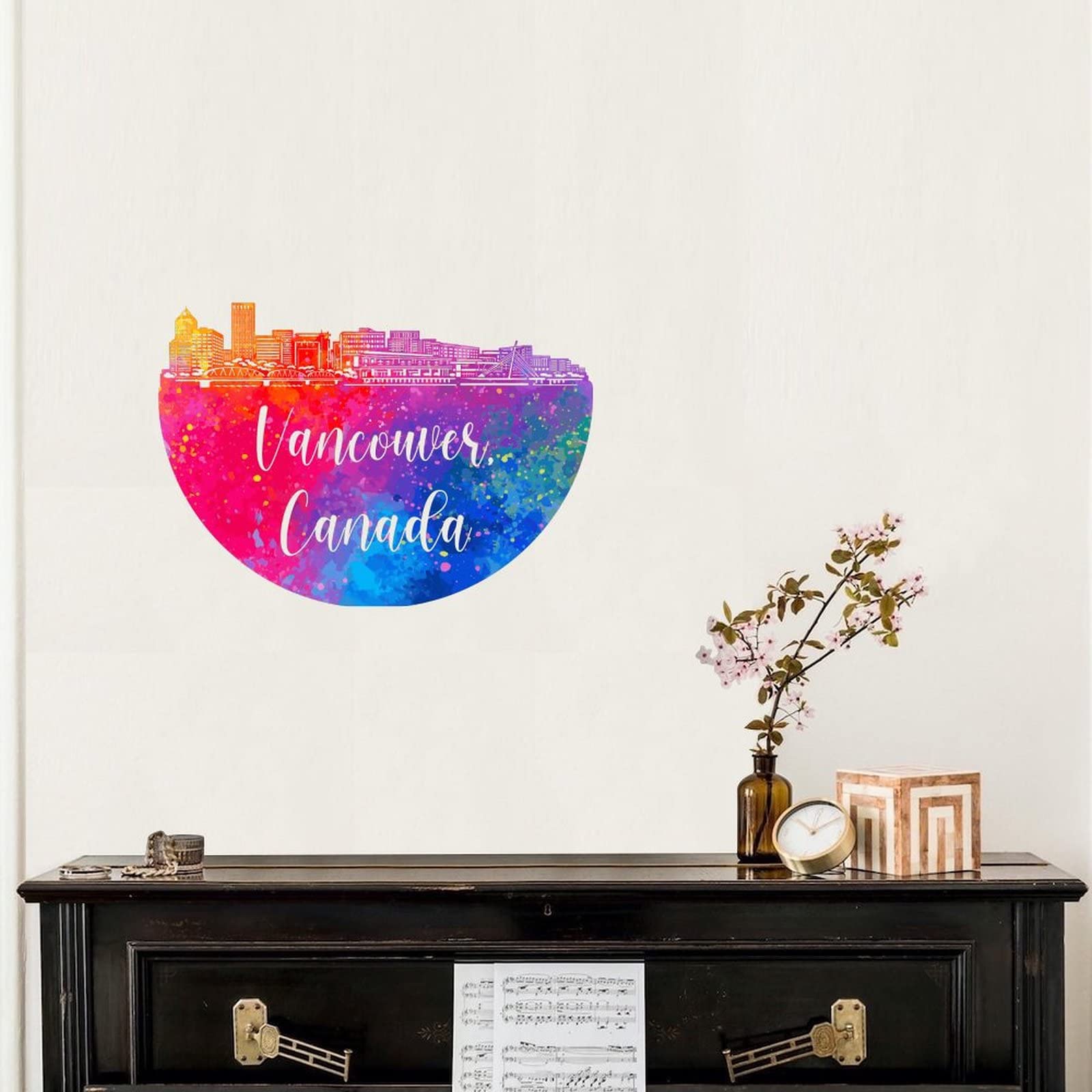 Calcomanías De Pared Para Niños De Canadá Calcomanía De Pared Del