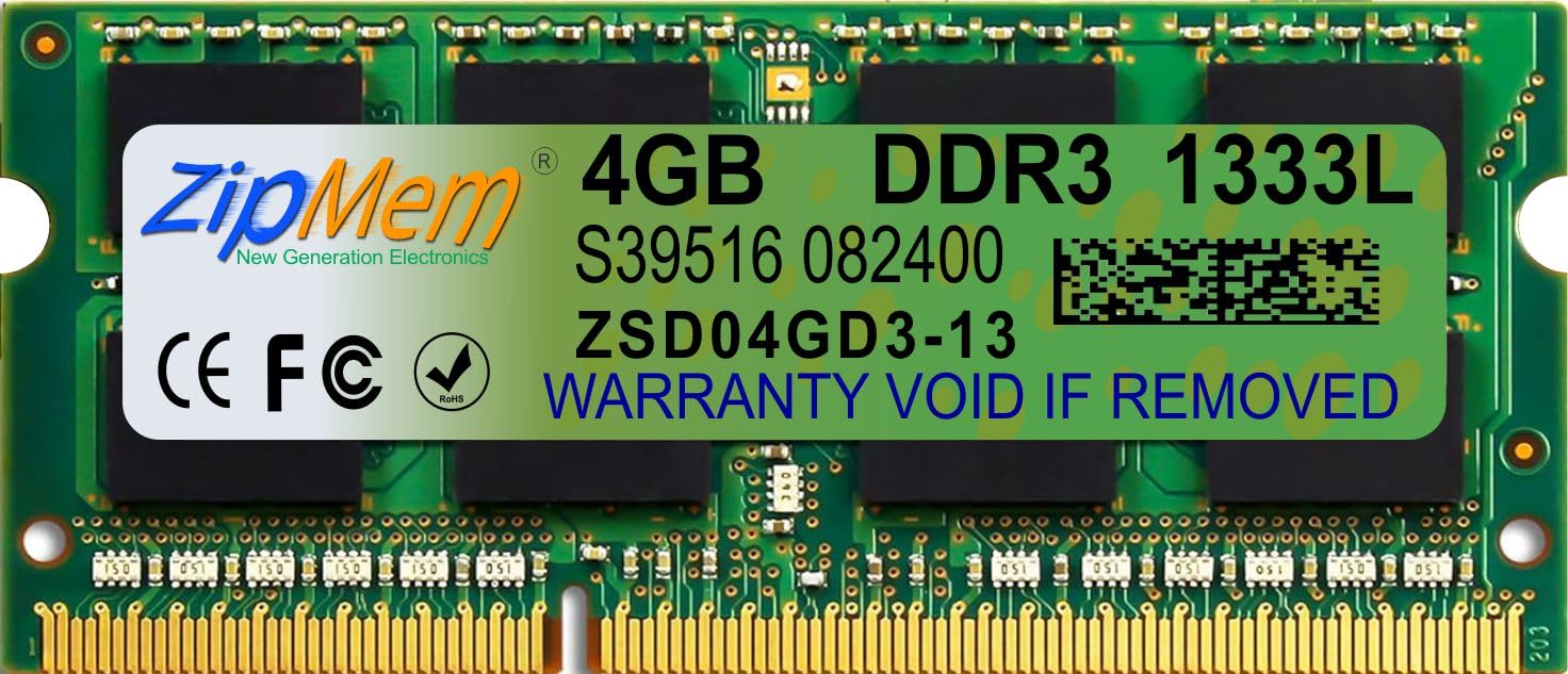 Amazon.in: Buy Zipmem® 4GB DDR3 RAM |1333MHz Laptop RAM| Notebook RAM ...