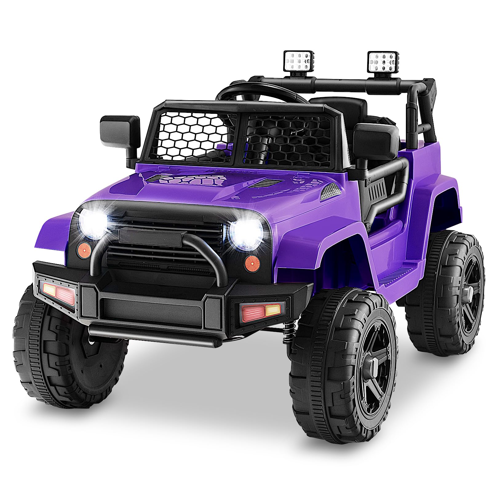 Amazon.com: Costzon Ride on Car, 12V Battery Powered Truck Vehicle with ...