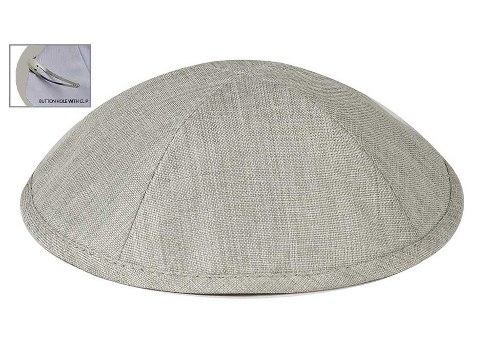 Snapklik.com : Deluxe Linen Kippah Clip Included - Single Kipah Or Bulk ...