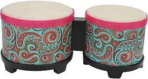 Amazon.com: 5 Inch 6 Inch Bongo Drum Set Sturdy Combination Bongo Drum ...