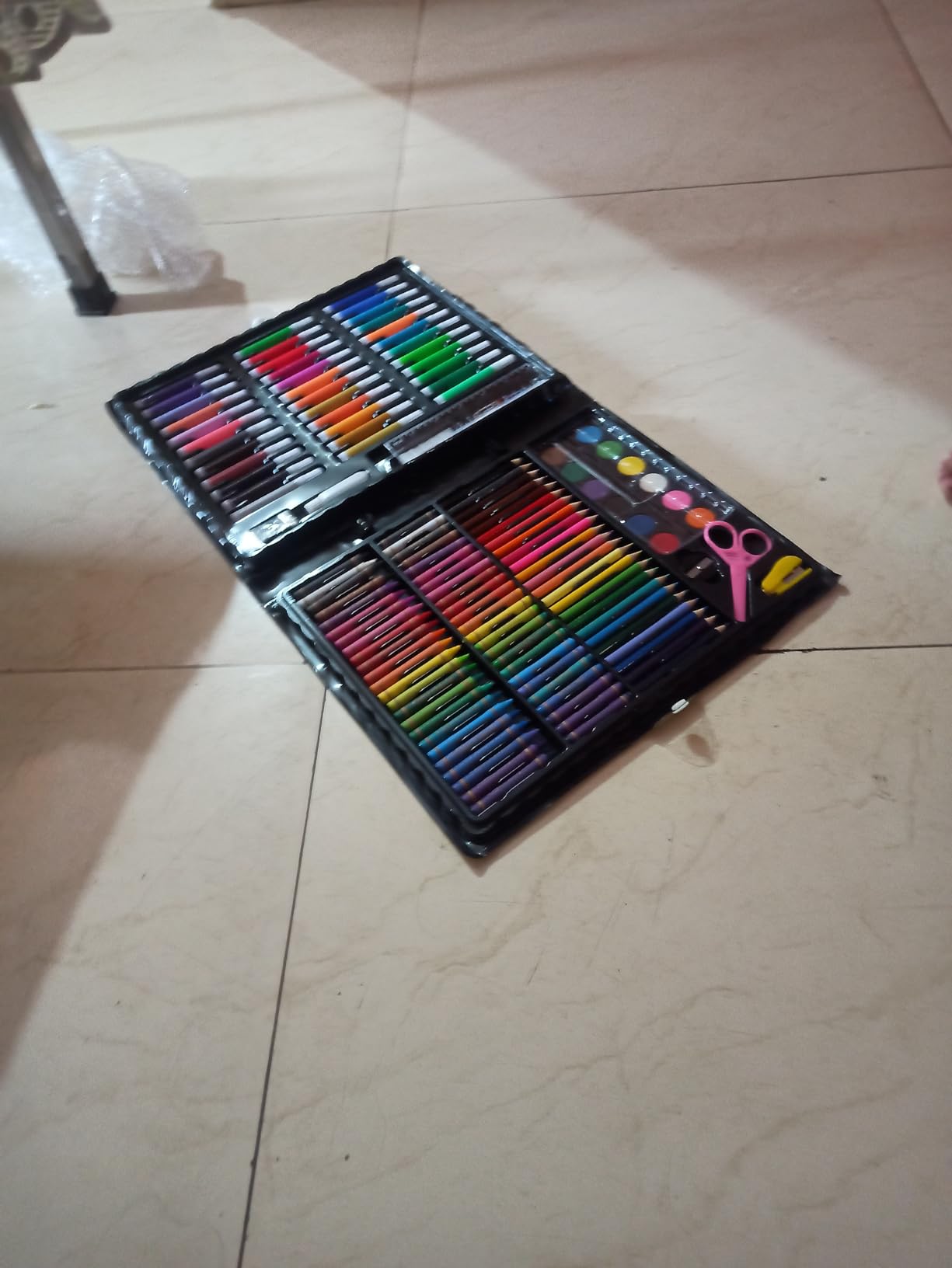 NVF Deluxe Art Set Box | Drawing Kit with Crayons, Oil Pastels | Best ...