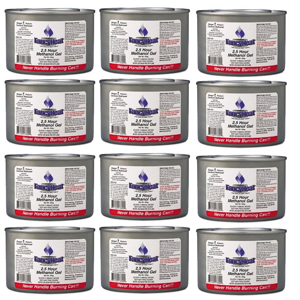 Fancy Heat Chaffing Gel Cans Food Warming Cans for Picnic 12 Pack ...