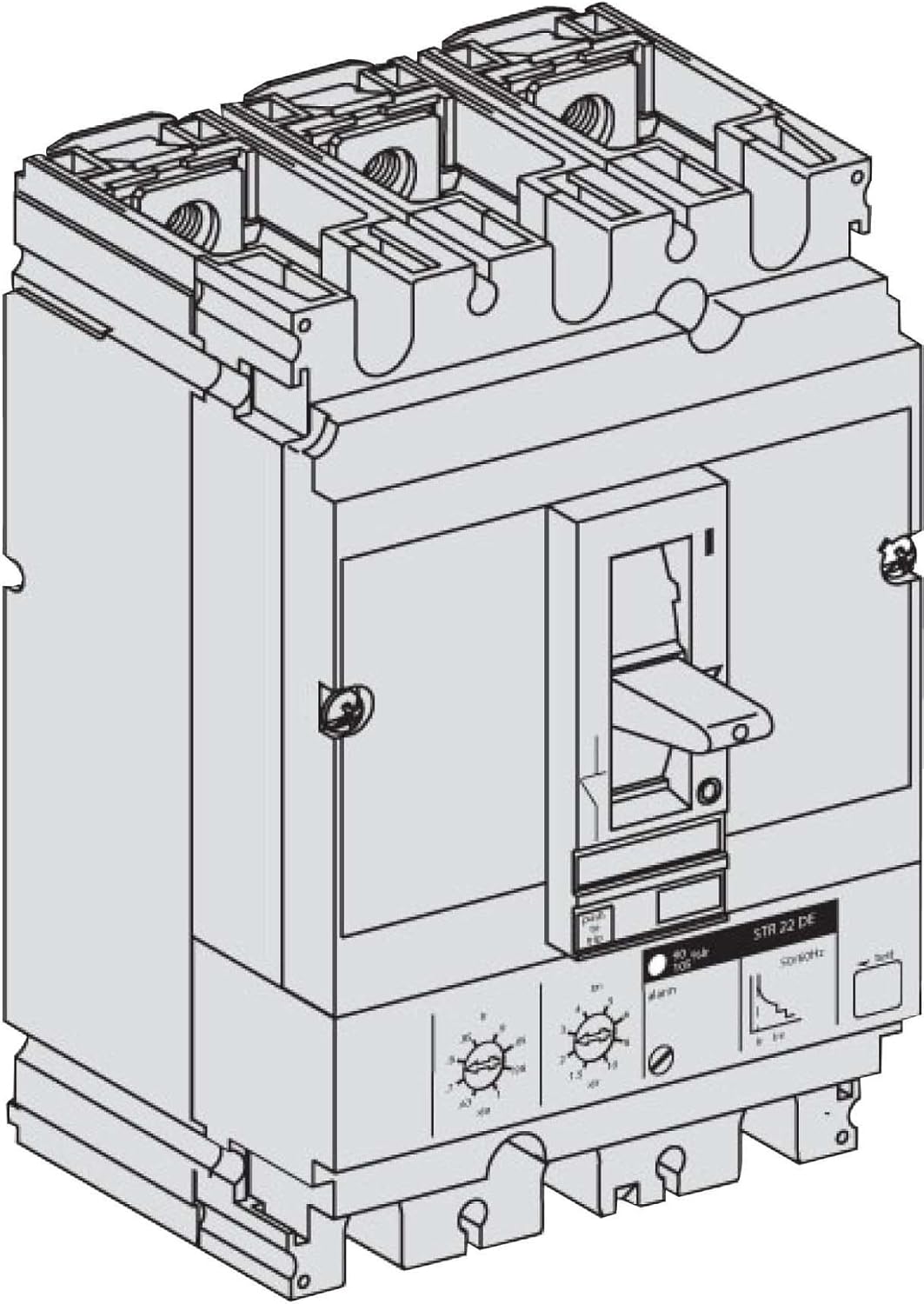 Schneider 31790 Disjoncteur compact NS250H STR22SE 250A 3p3D : Amazon ...