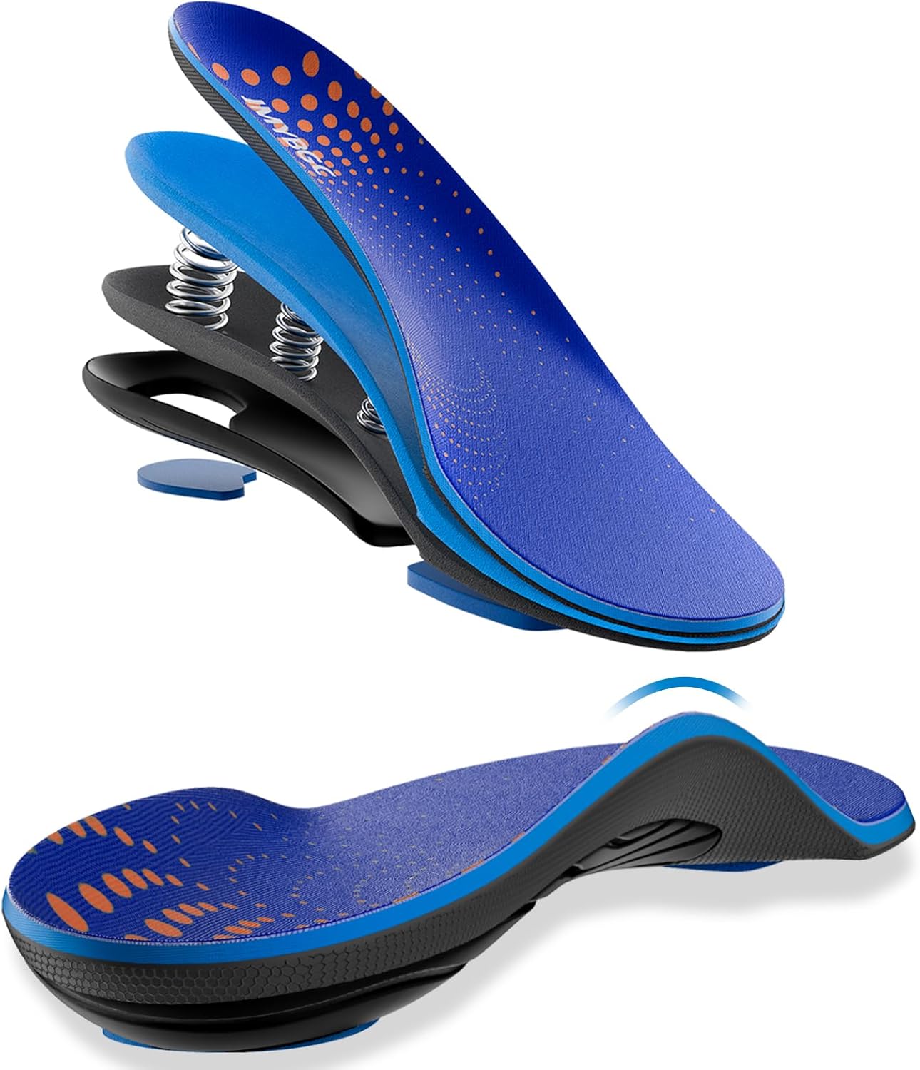 Amazon.com: Plantar Fasciitis High Arch Support Insoles Men and Women ...