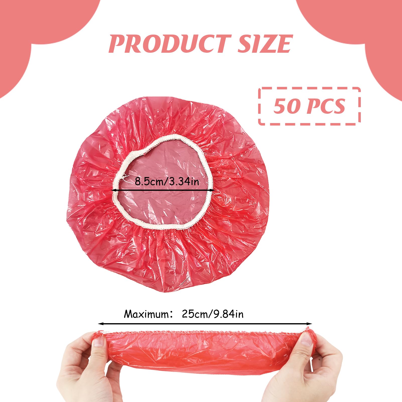 50Pcs Smoke Detector Covers, Plastic Stretch Elastic Fire Alarm Dust ...