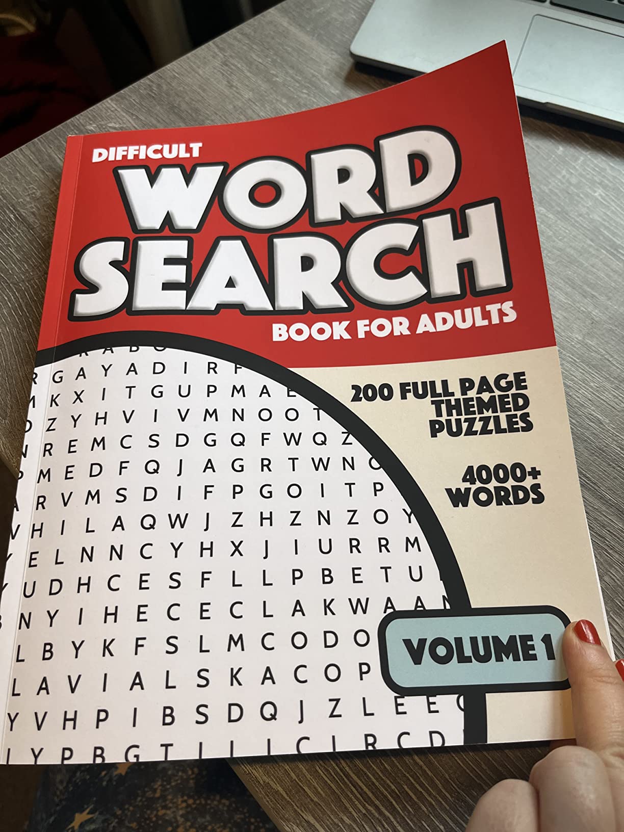 Difficult Wordsearch Book for Adults - Volume 1: 200 Challenging Themed ...