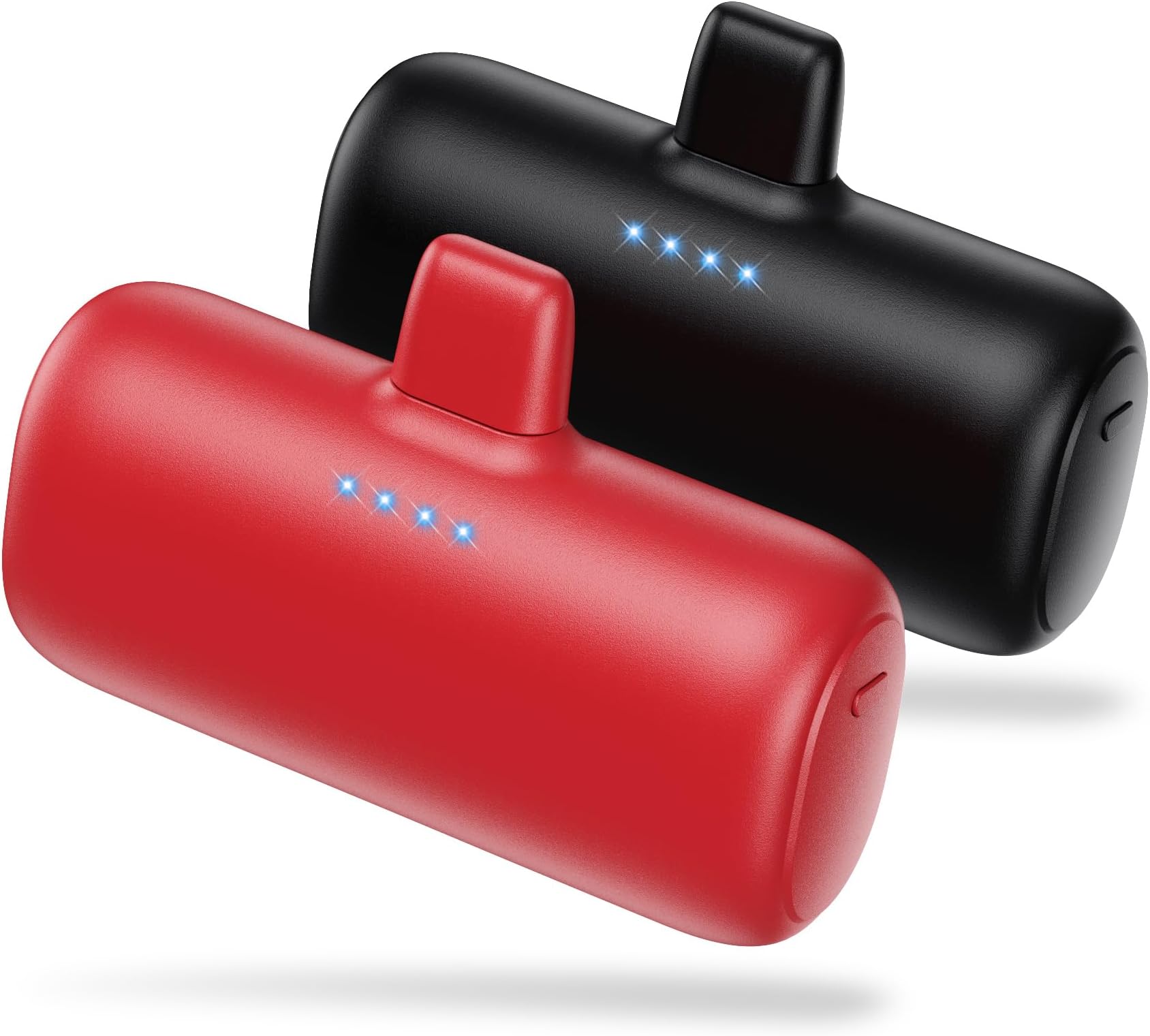 Amazon.com: [2-Pack] Mini Portable Charger for iPhone,5200mAh Ultra Compact PD Fast Charging ...