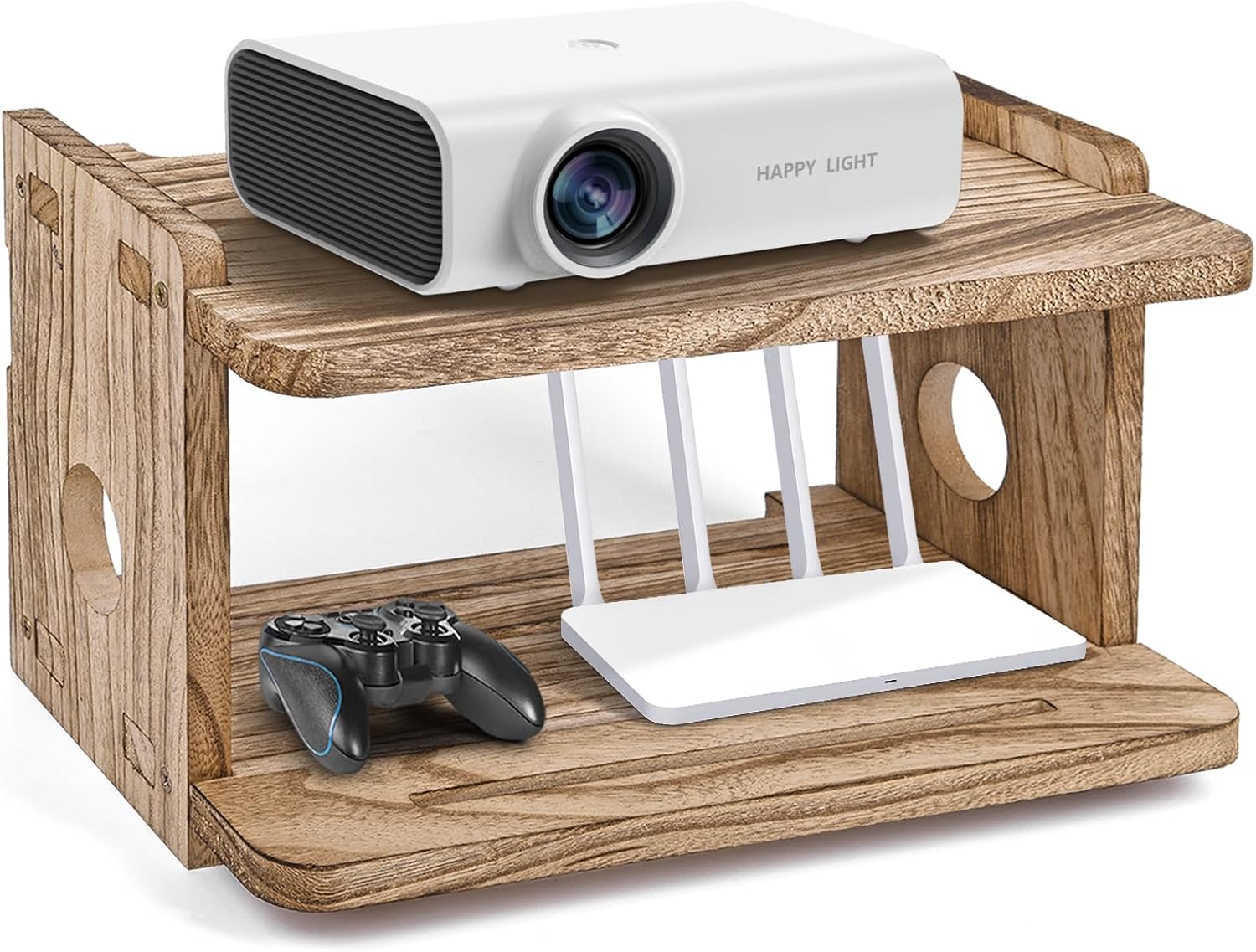 Amazon.com: BEARUT 2 Tier Small Mini Projector Shelf/Projector Wall ...