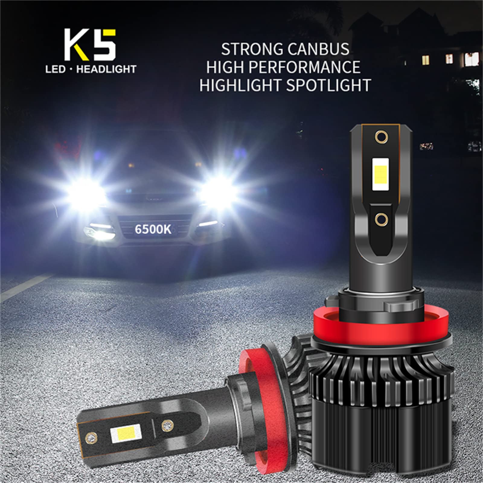 Auto Light Bulb Color Temperature 3000K VS. 6500K VS. 8000K How To