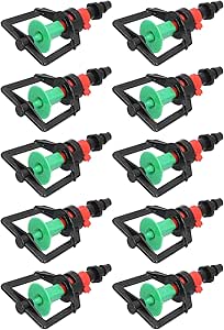 Amazon.com : 10Pcs Drip Irrigation Spray Heads, 360° Micro Rotary ...