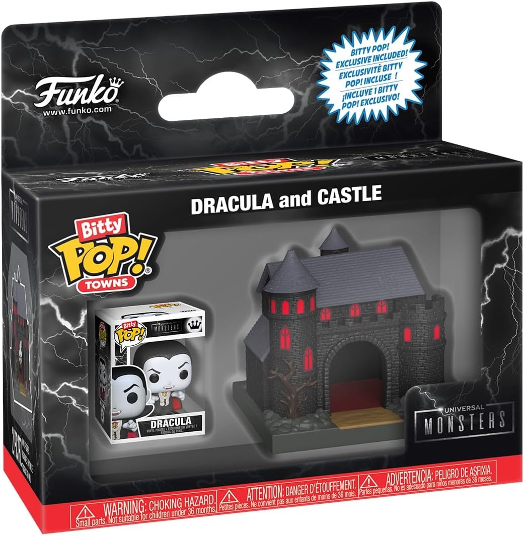 Amazon.com: Funko Pop! Bitty Town: Universal Monsters - Dracula and ...