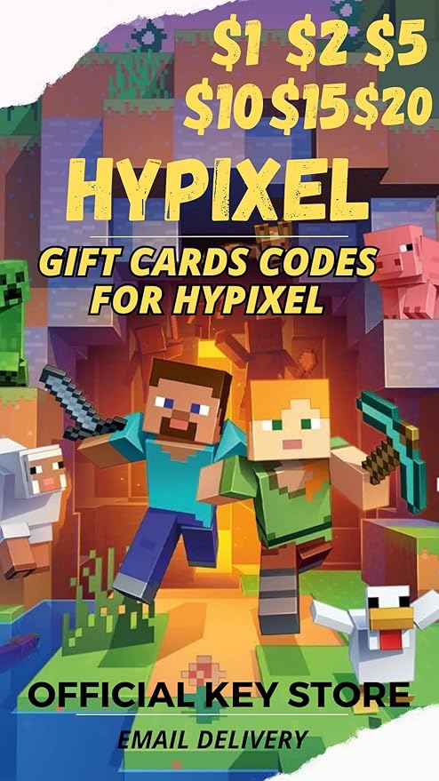 Hypixel Gift Card Code (25 USD) : Amazon.in: Video Games
