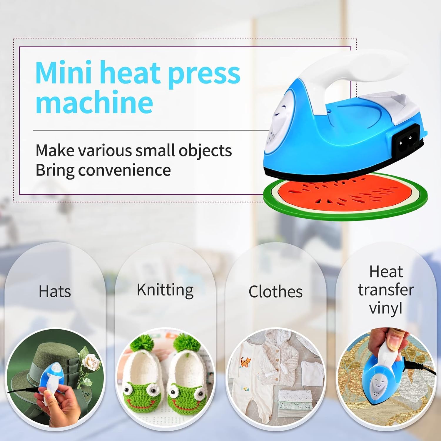 Cordless Iron Mini Iron Machine,Portable Mini Electric Iron,Small Iron ...