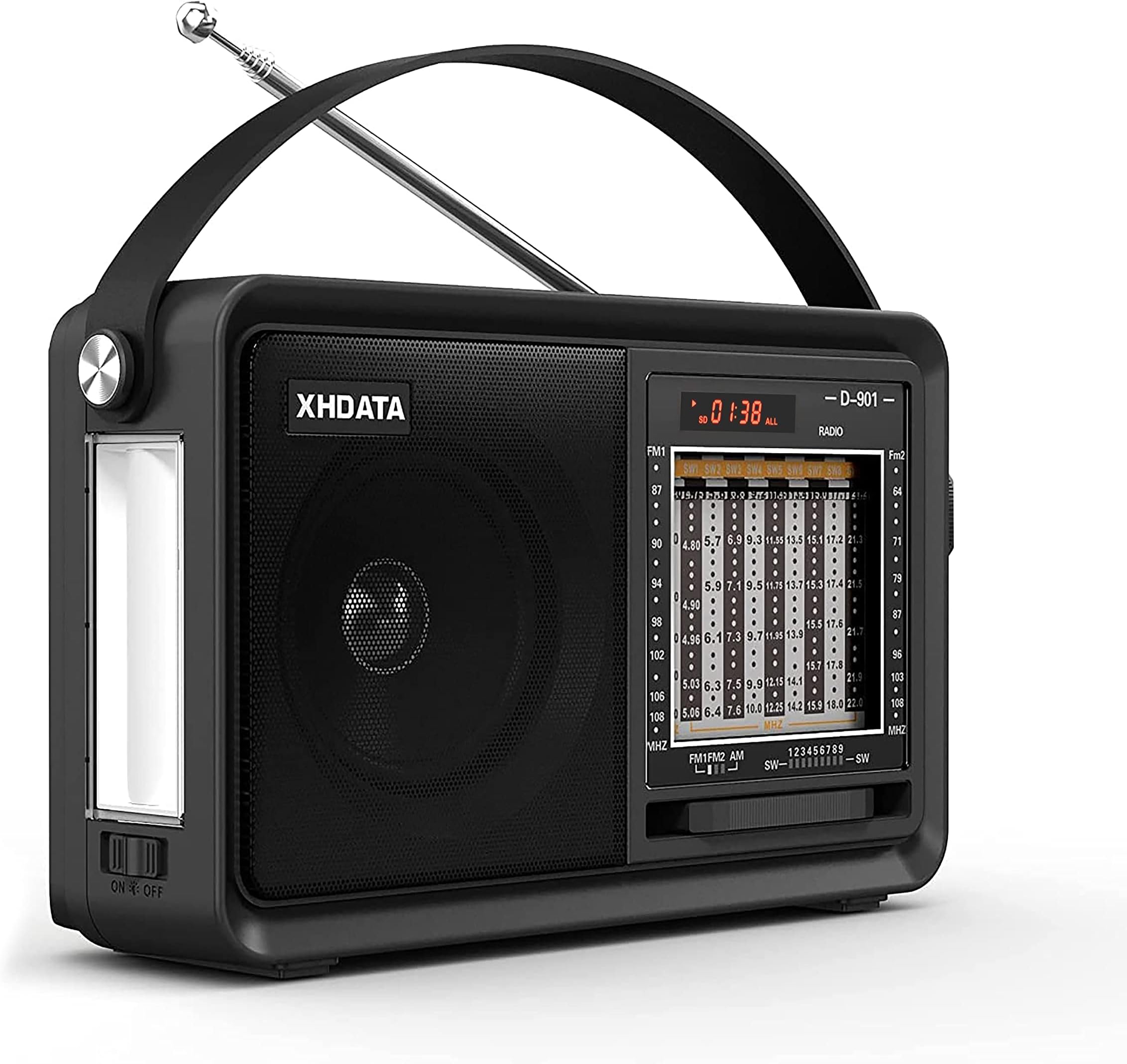 Sony ICF506 Analog Tuning Portable FM/AM Radio with Battery/AC Power ...