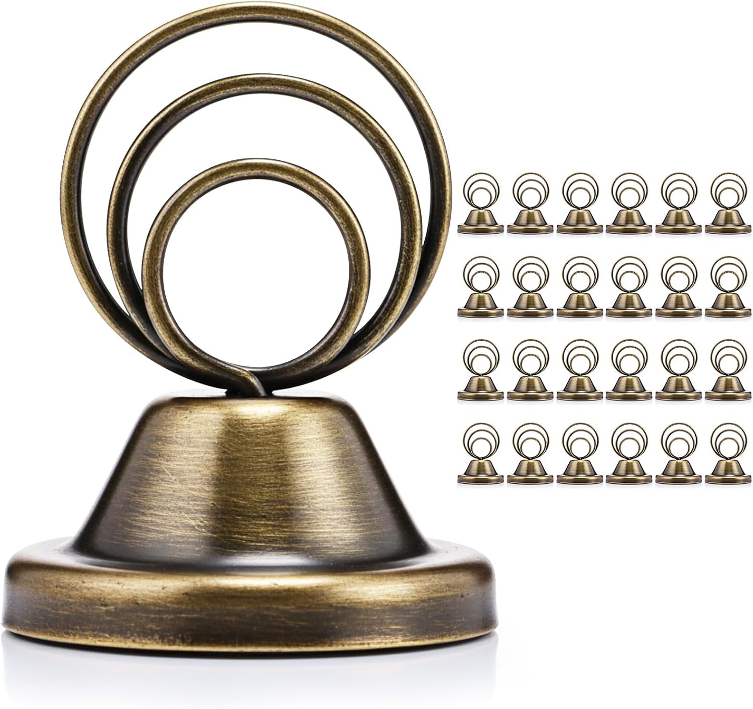 Amazon.com: Fulmoon 24 Pcs Mini Table Number Holders Place Card Holders ...