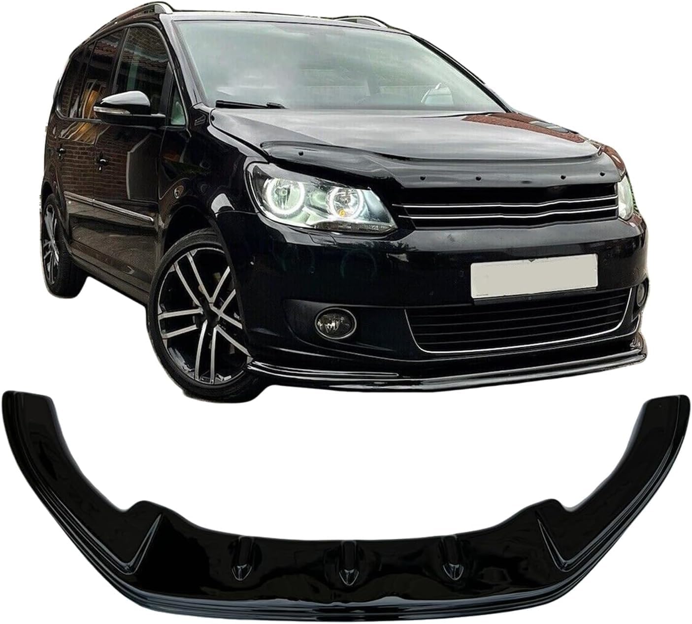 GENMAIBIGAO Front Bumper Lip Spoiler for VW CADDY MK4 MAXI 2015-2019 ...