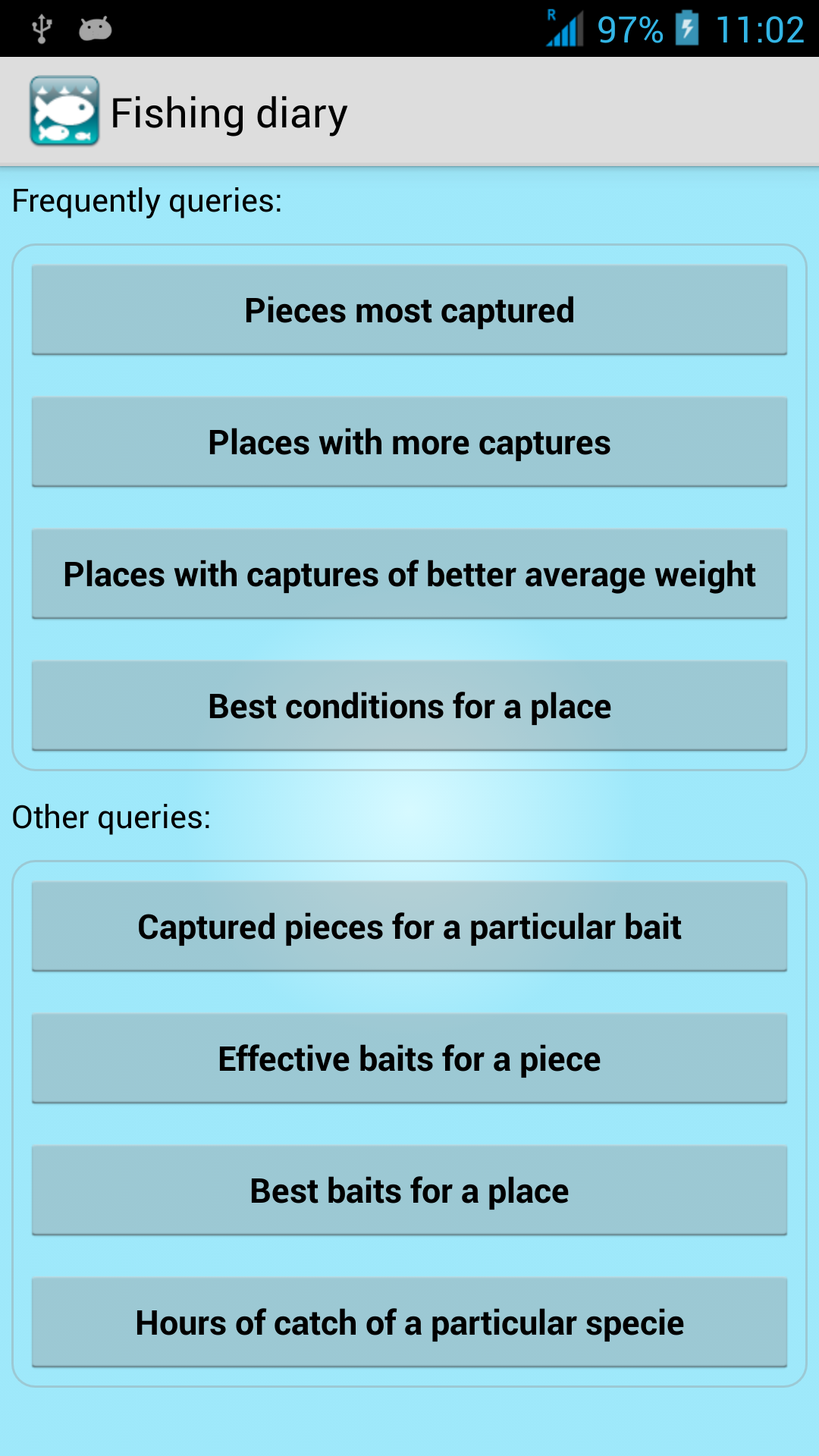 Fishing diary - App on Amazon Appstore