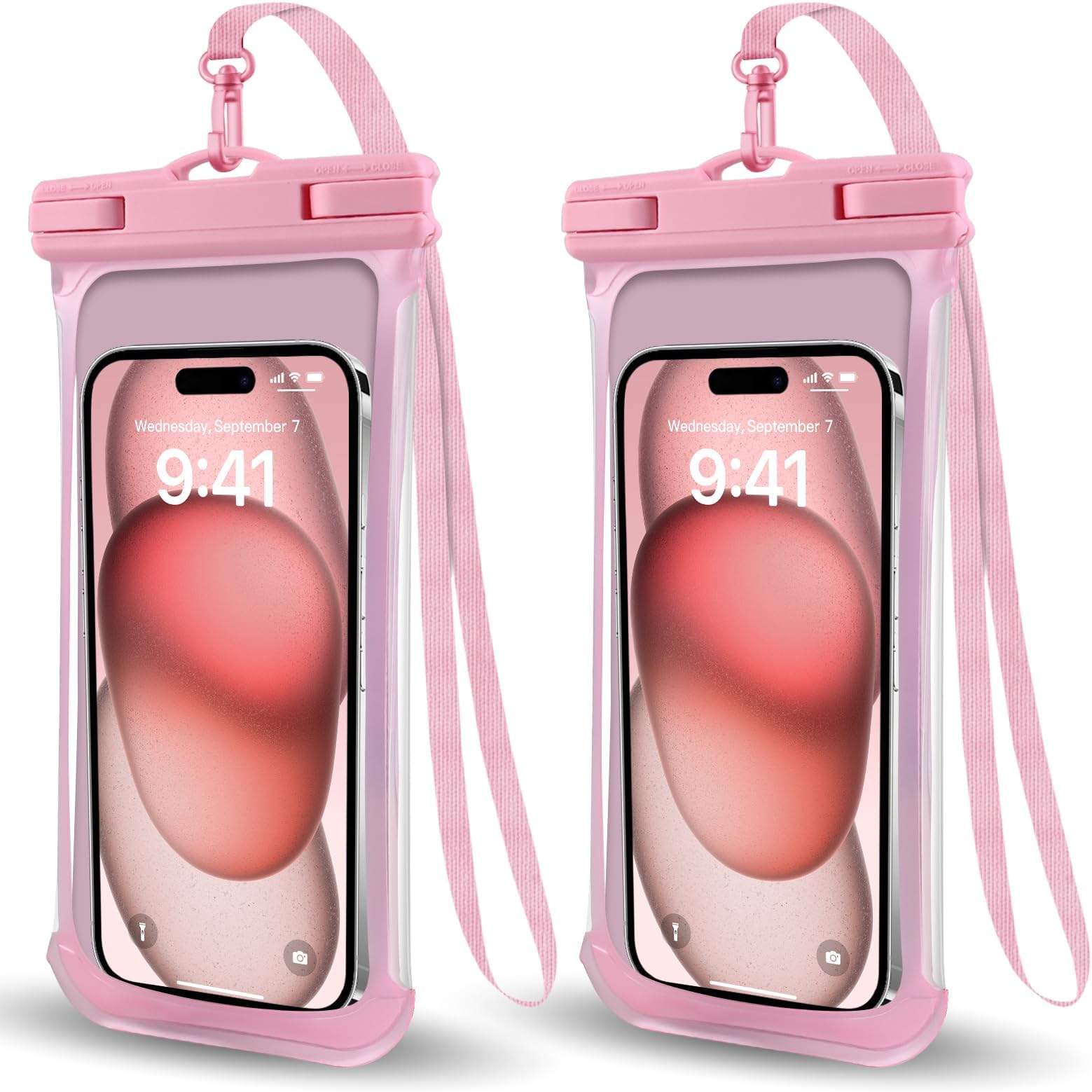 Amazon.com: 2PCS Waterproof Phone Pouch- [3D Soft Edges Design ] [Phone ...