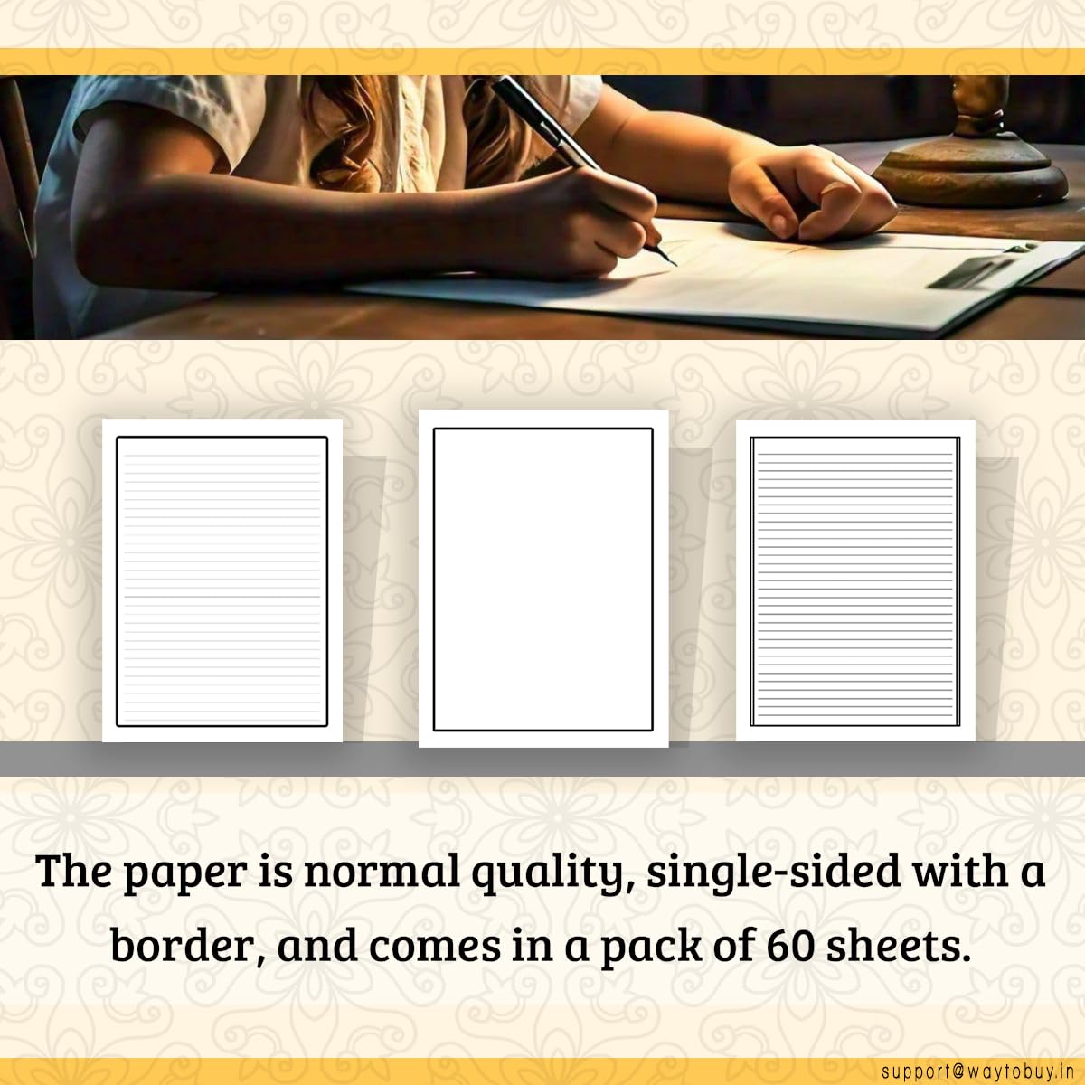 Simple Thin Black Borders For Papers