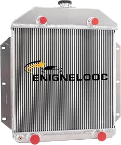 Amazon.com: Enignelooc 3 Row Core Aluminum Radiator For 1949 1950 1951 1952 1953 Ford Cars ...
