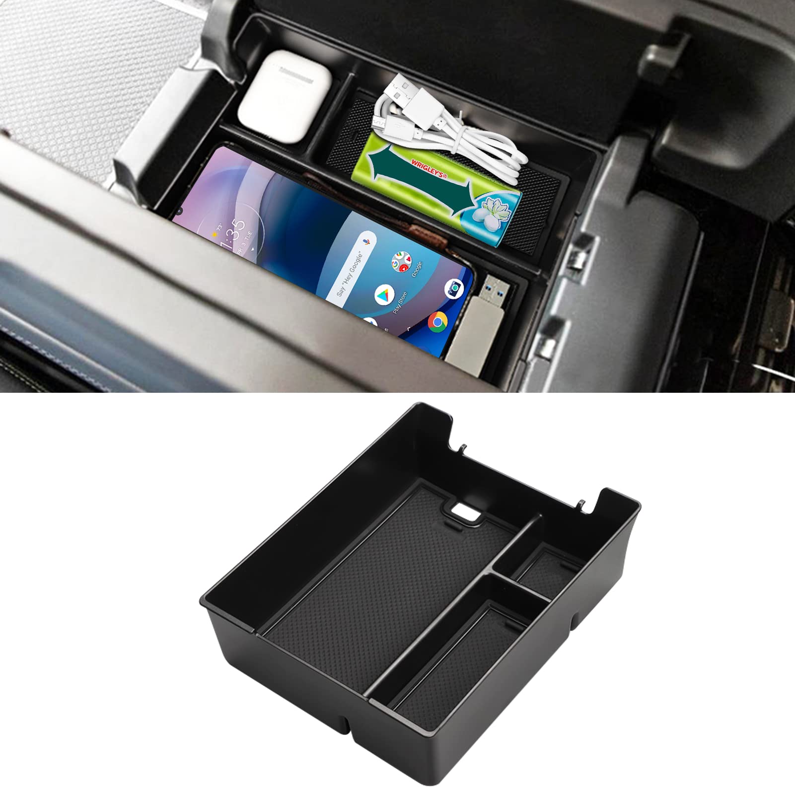 Amazon.com: Jaronx Compatible with RIVIAN R1S/R1T Console Organzier ...