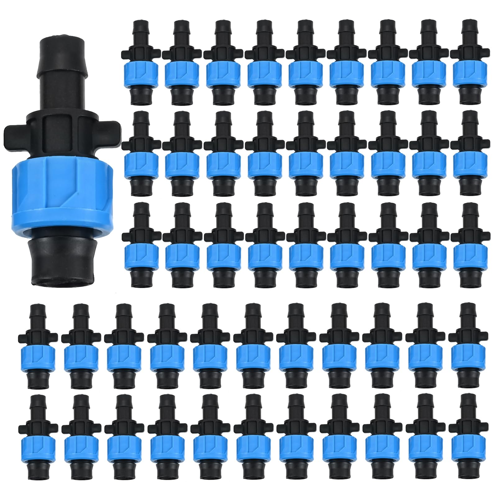 Snapklik.com : 50 Pcs Drip Irrigation Connector, Drip Tape Fittings ...