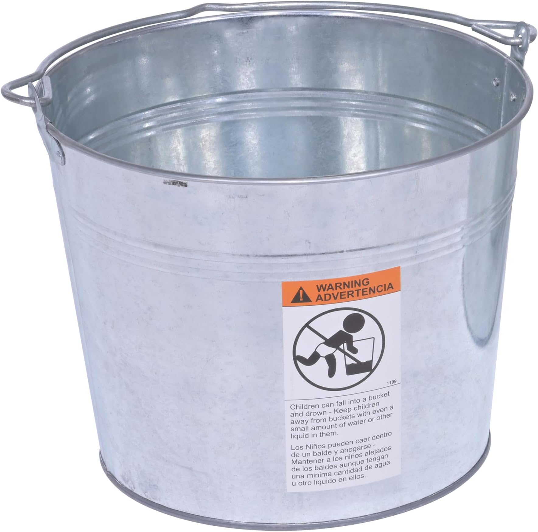 Amazon.com: Yardwe Galvanized Metal Planters - Small Tin Pails with ...