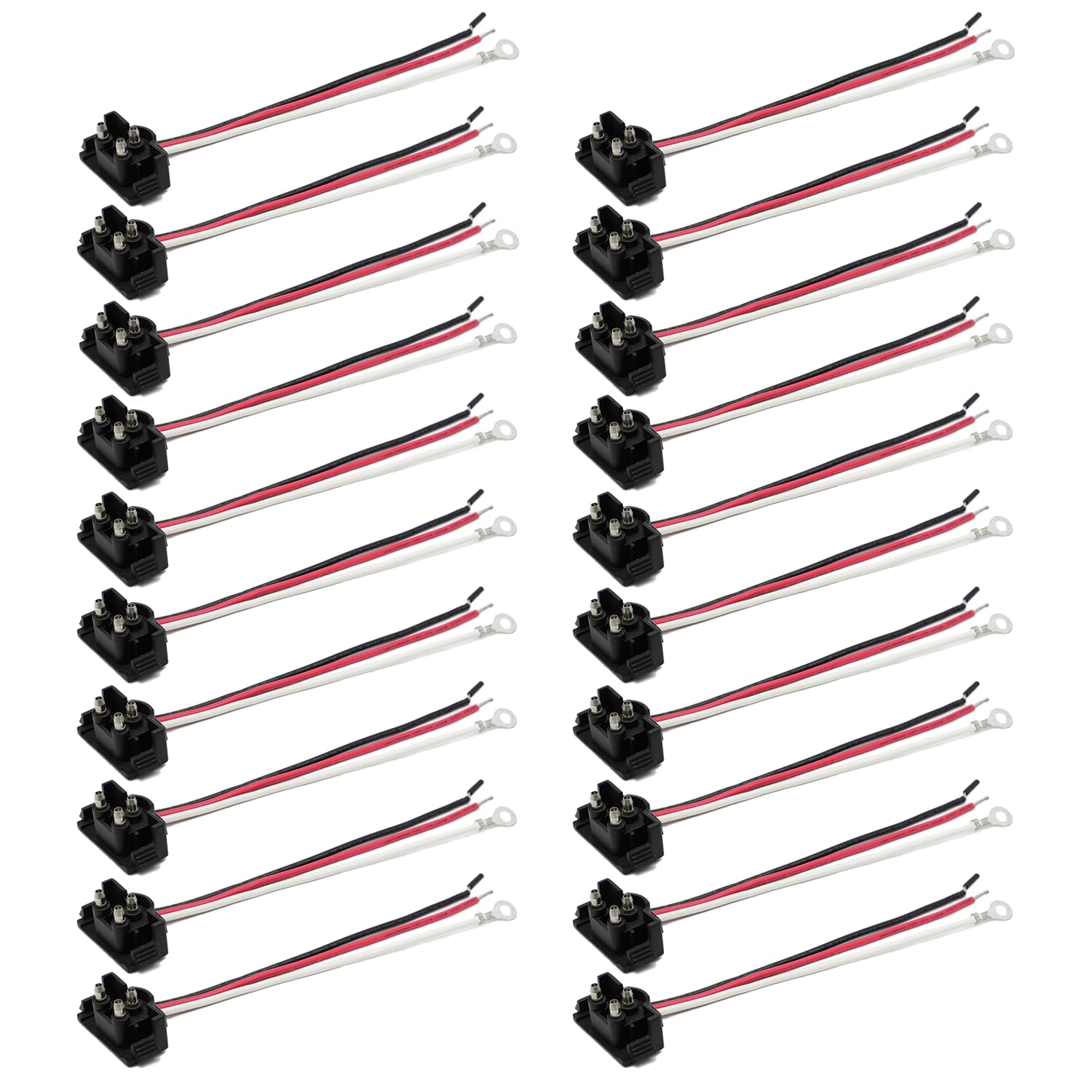 Amazon.com: MADCATZ 20PCS Truck Trailer 3 Prong Pigtail Harness, Right ...