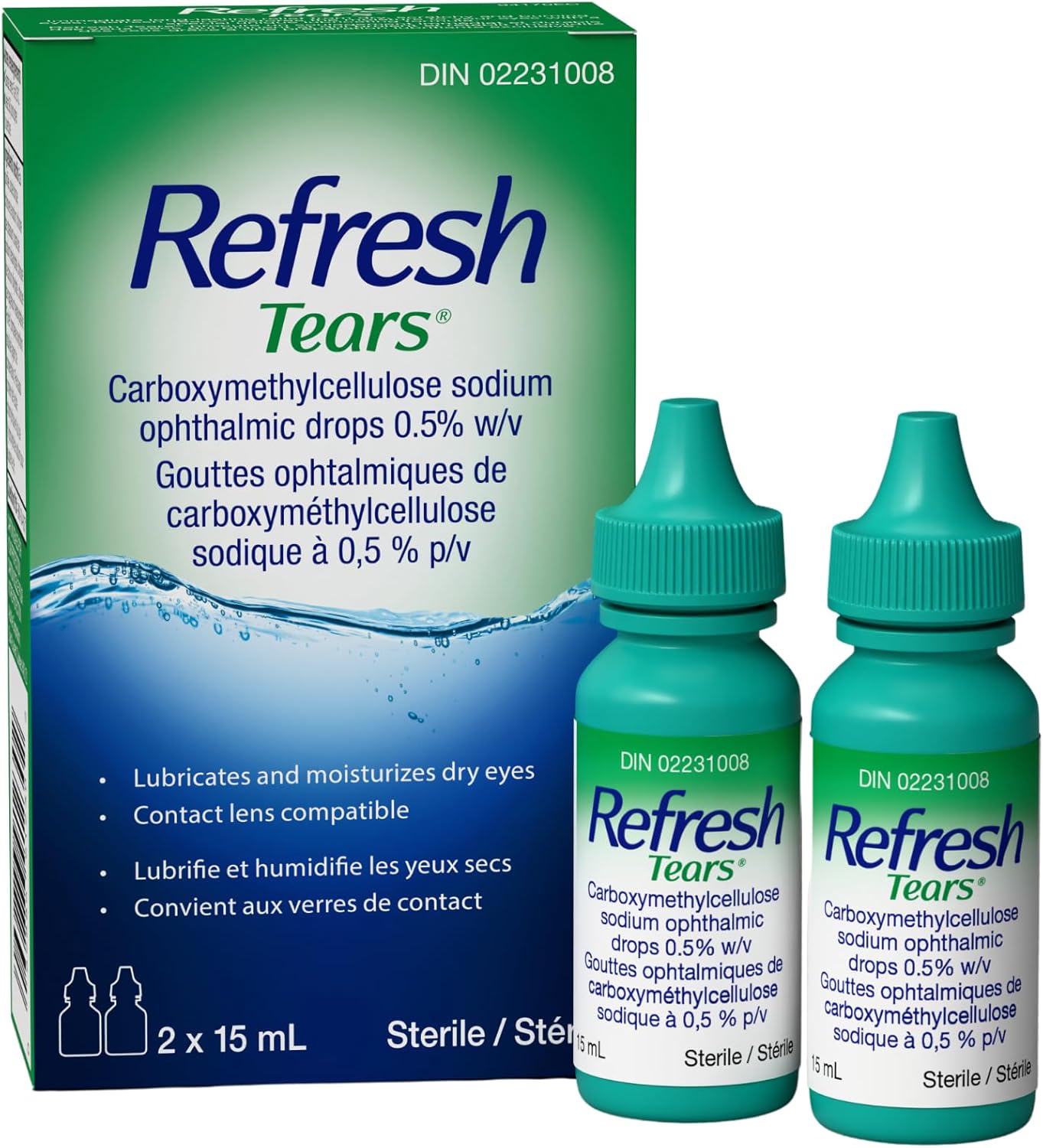 Refresh Tears Lubricant Eye Drops for Instant Dry Eye Relief