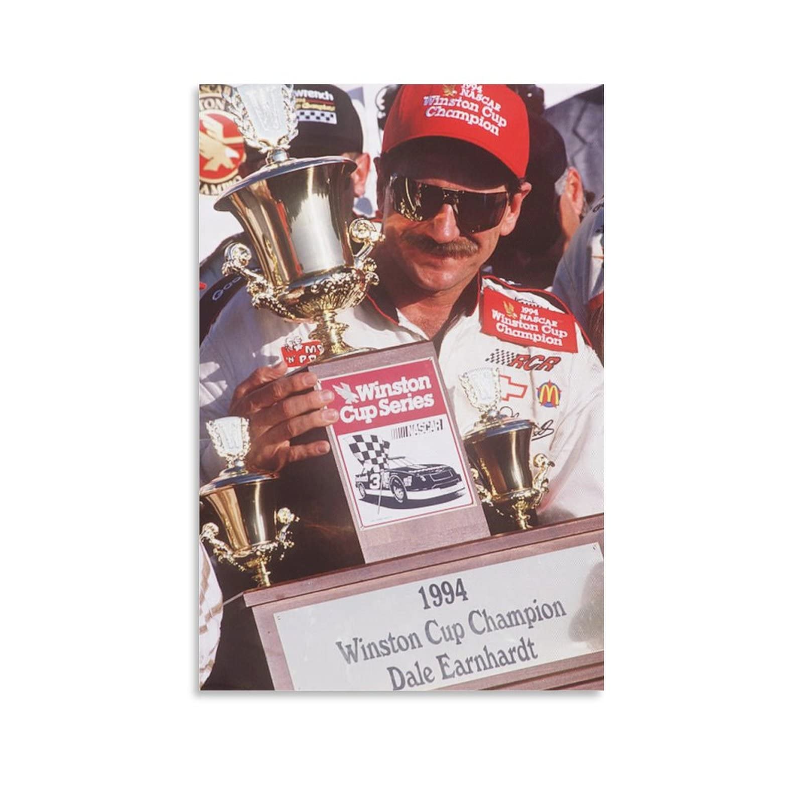 Amazon.com: ZILV Legendary Racer Dale Earnhardt Home Decor Poster Wall ...