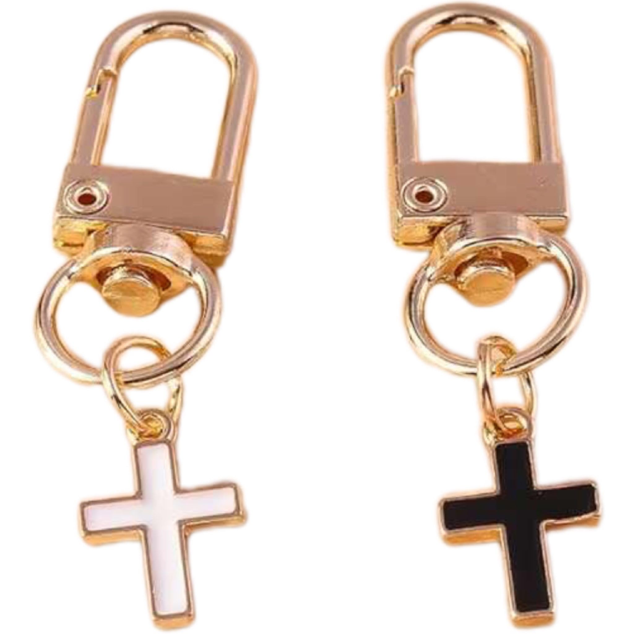 Amazon.com: XAM 2PCS Cross Keychain Personality Creative Retro Alloy ...