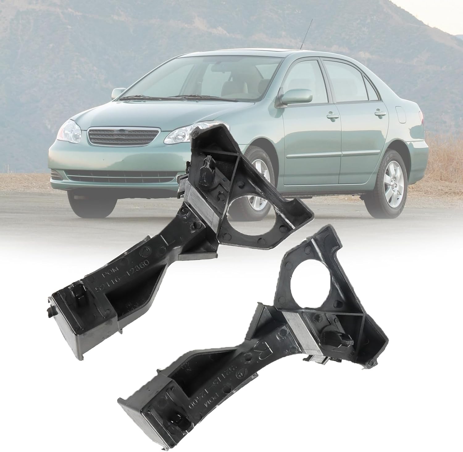Amazon.com: Havgufil Front Bumper Bracket Set for Corolla Matrix 2003 ...