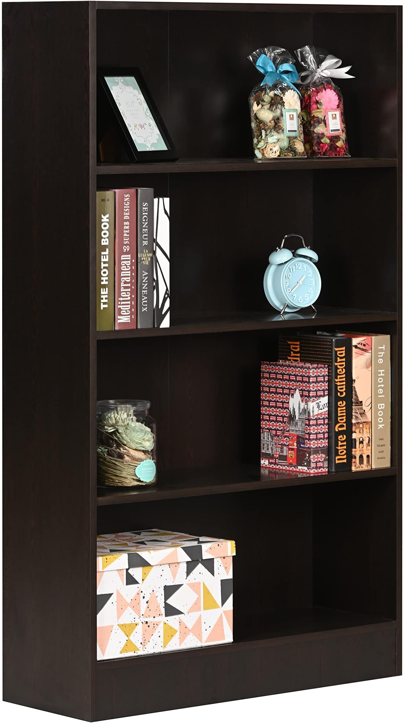 ABOUT SPACE Book Shelf - 5 Tier Rectangle Book Stand for Home Library ...