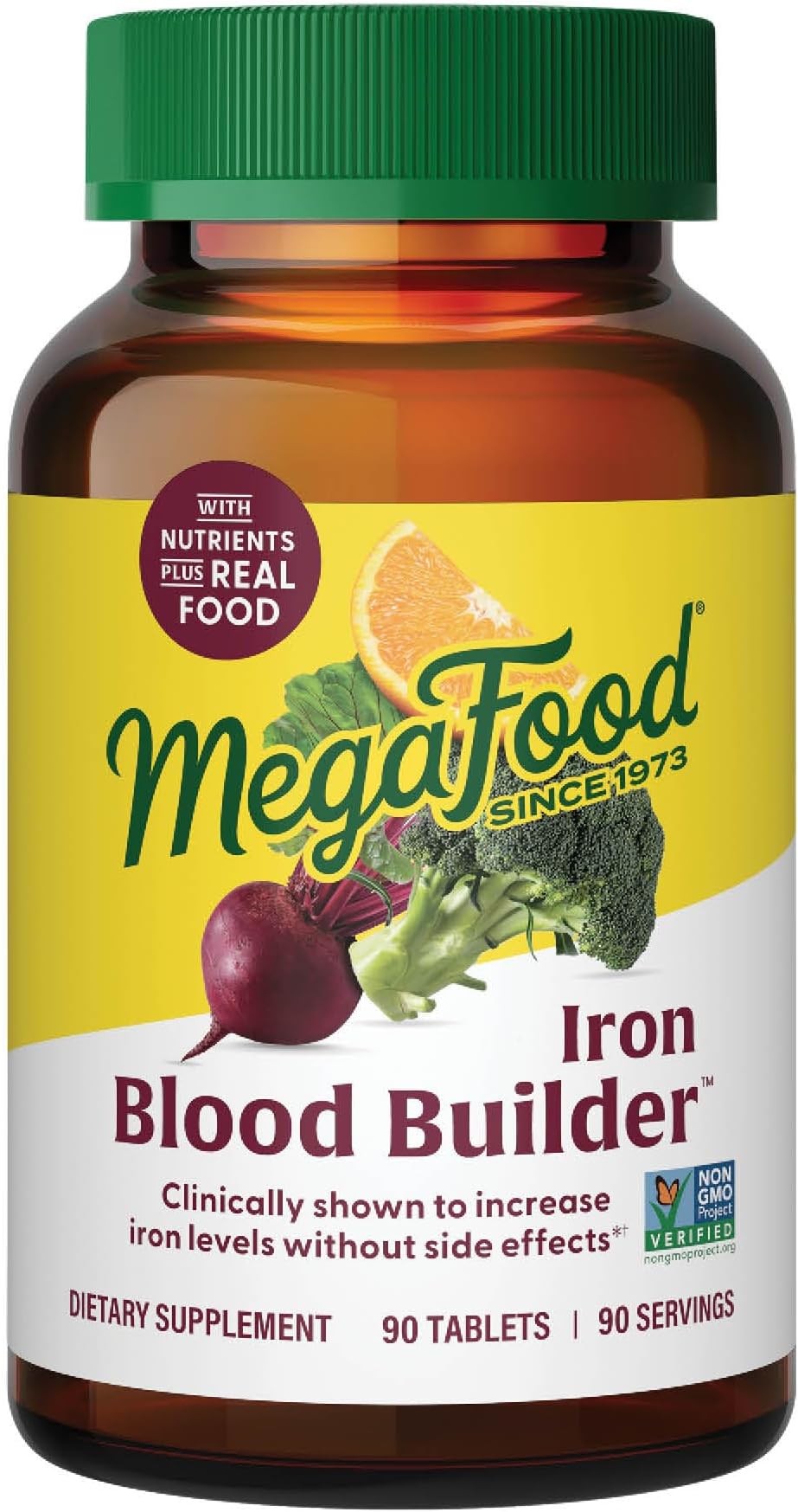 Amazon.com: MegaFood Blood Builder Iron Supplement Clinically Shown to ...