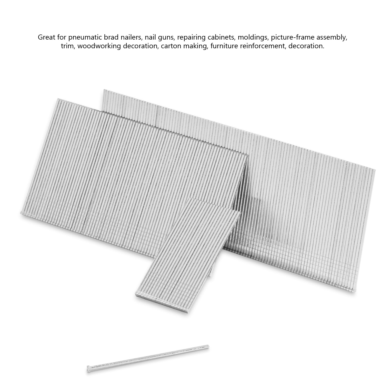 Galvanized Finish Nails 15000-Pack 2 Inch 18 Gauge Brad Nails ...