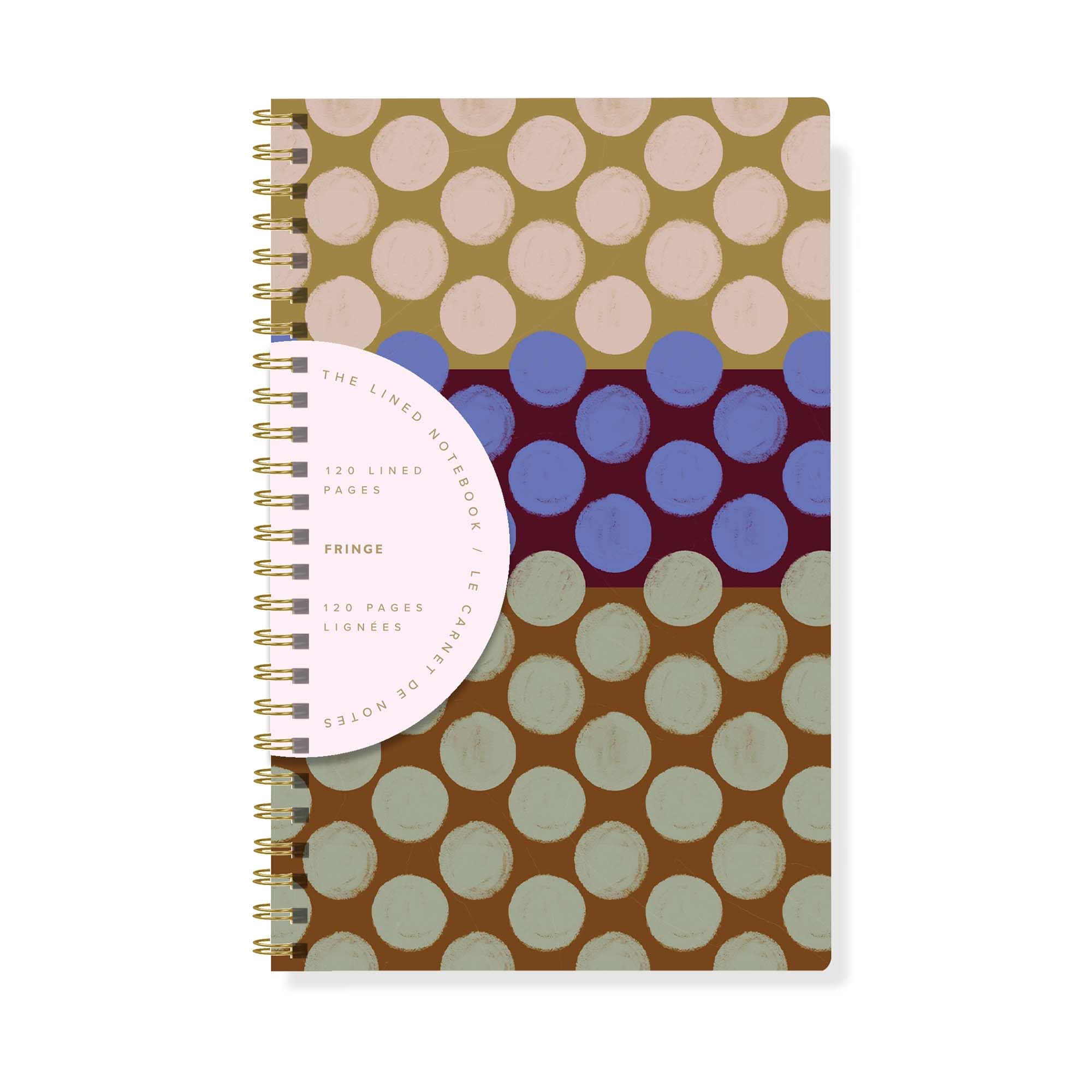 Amazon.com : Fringe Studio Slim Paper Back Spiral Journal, SO DOTTY 5. ...