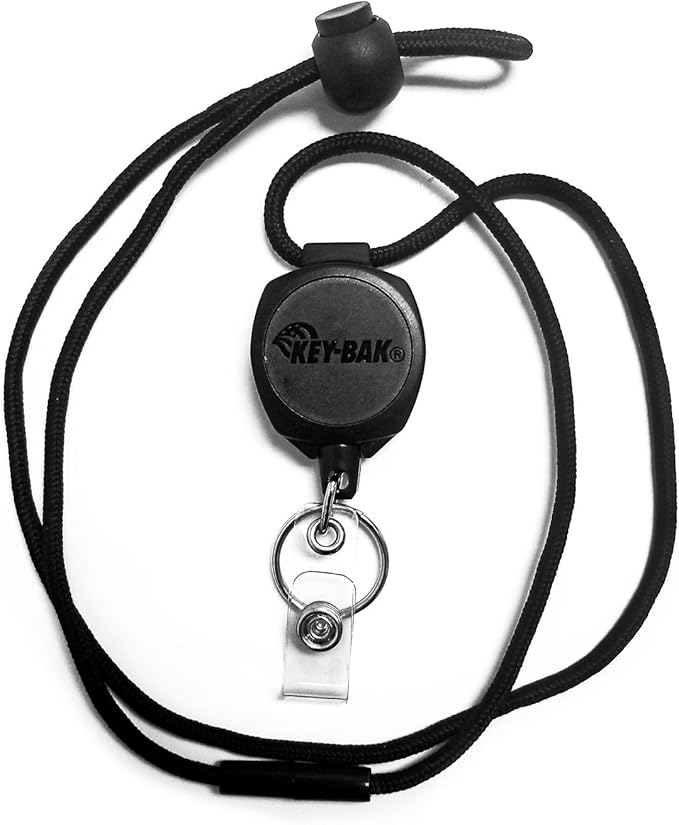 Key-BAK 0KB1-0A44 Sidekick Retractable Keychain and Badge Holder ...