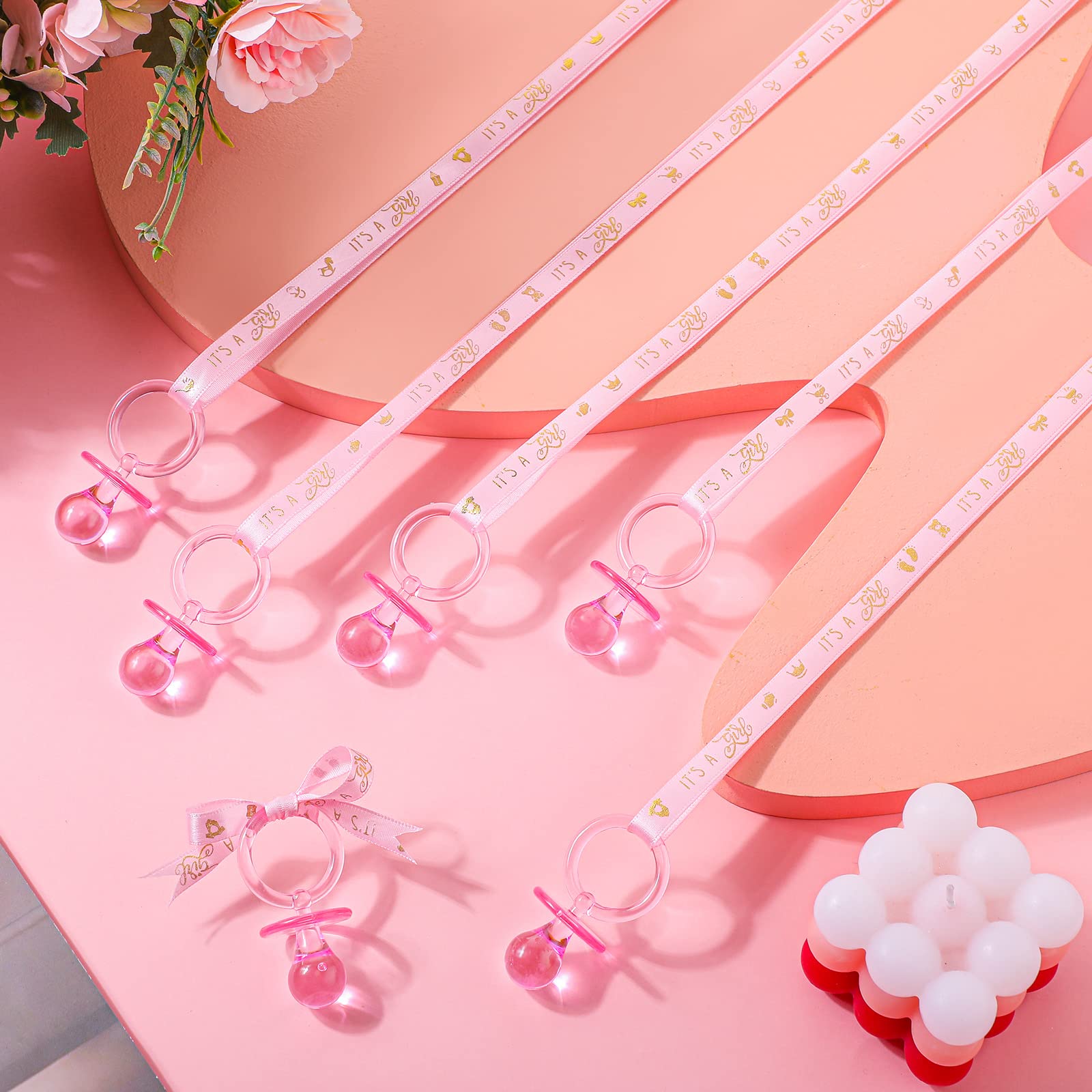 Snapklik.com : Geiserailie 36 Pcs Baby Shower Pacifiers Necklace ...