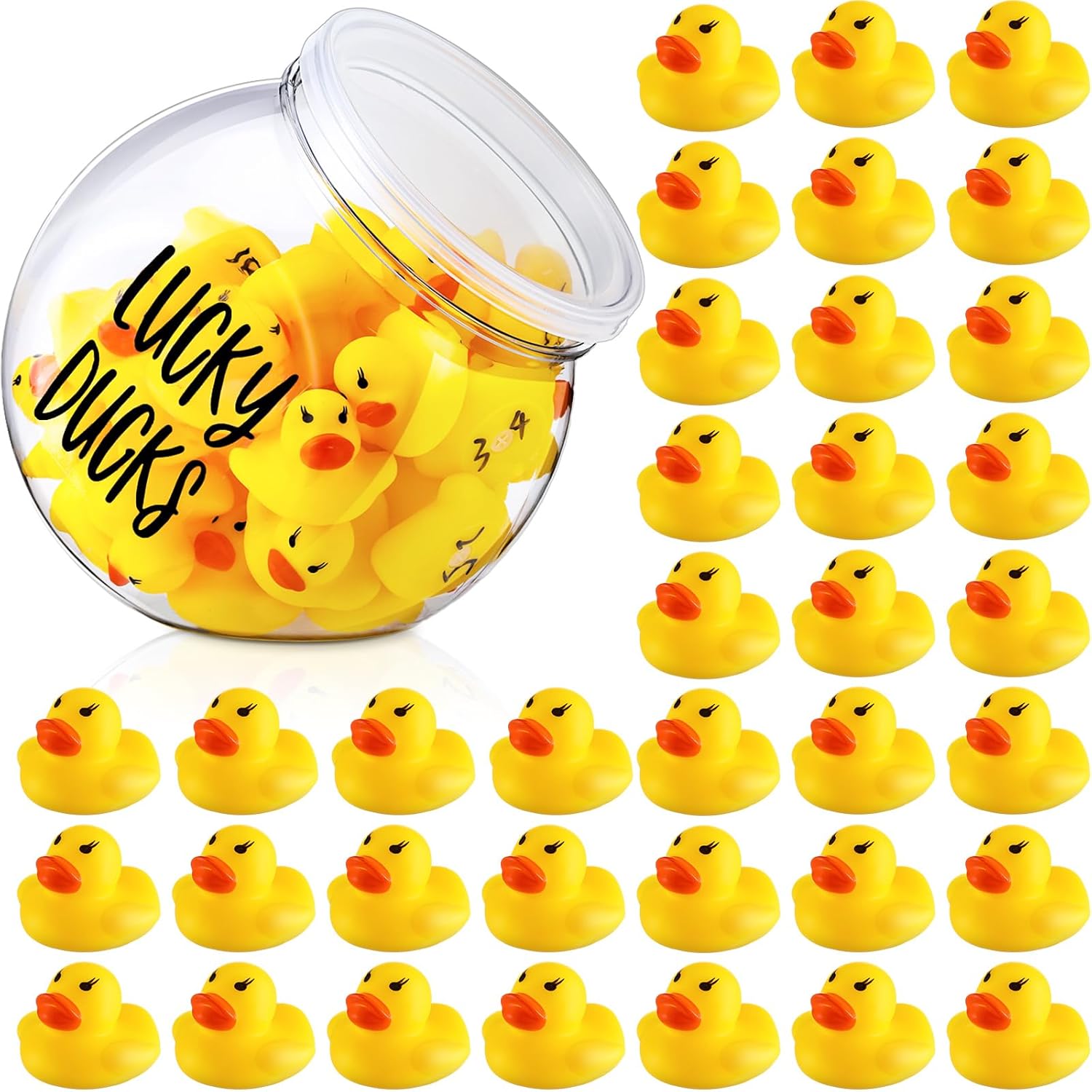 Amazon.com: Realspring Yellow Lucky Ducks for Classroom Jar Classroom ...