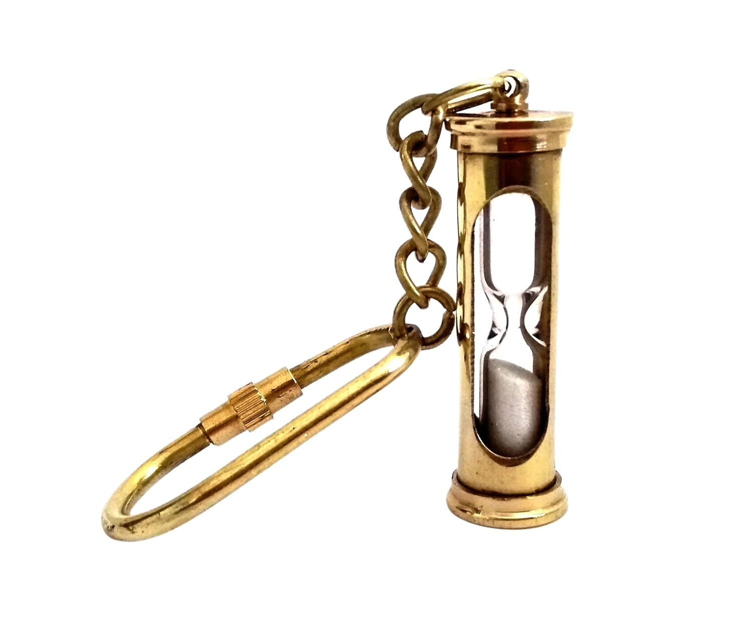 Shoptreed Gold Metal Antique Nautical Brass Sand Timer Hourglass ...