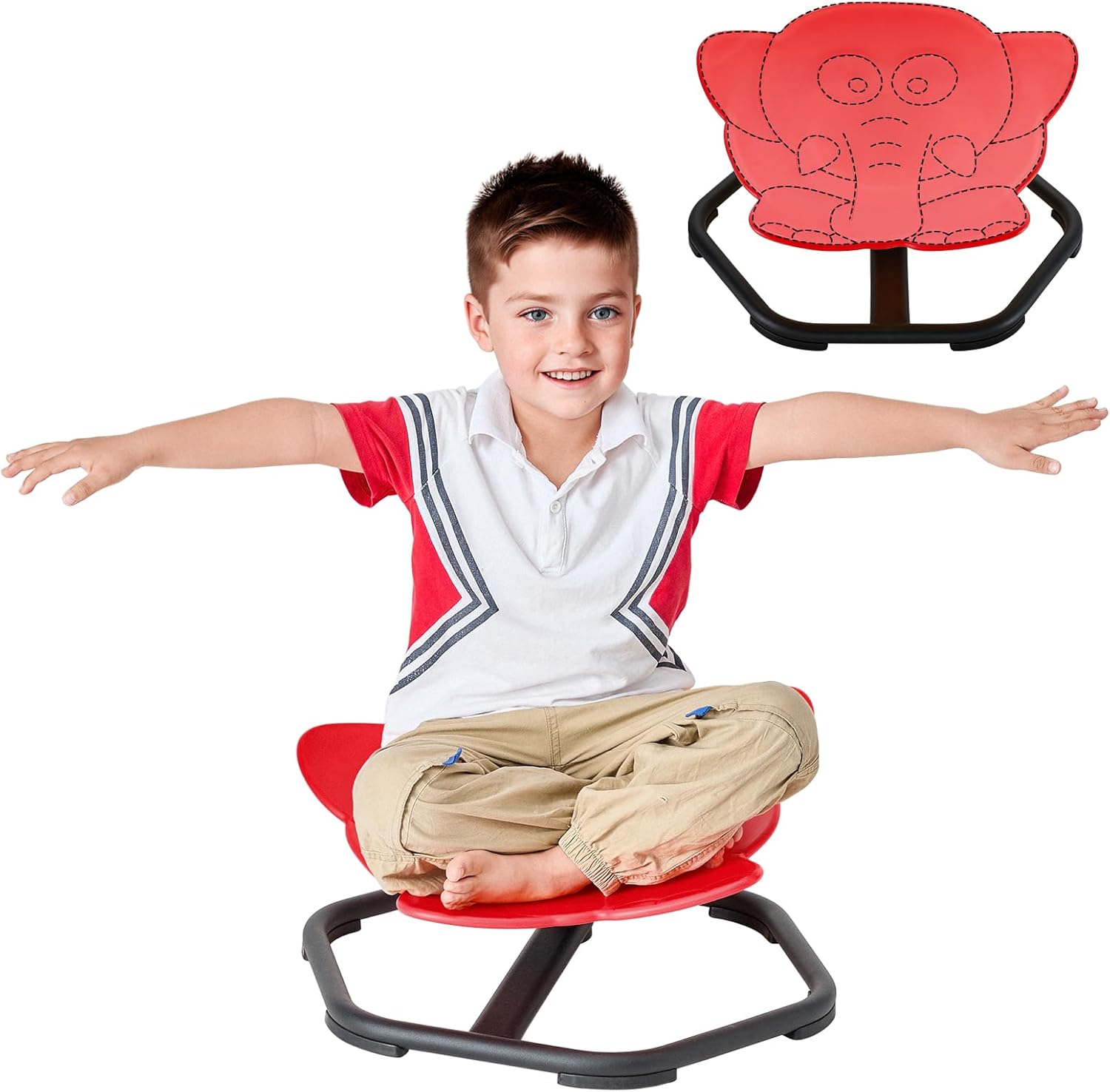 Autism Kids Swivel Chair, Sensory Toys Chair for Kid Spinning Sensory ...