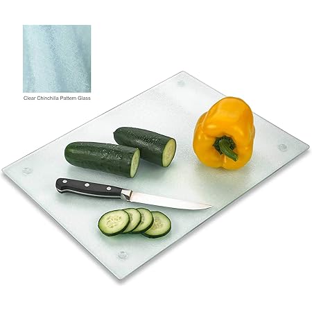Amazon.com: Tempered Glass Cutting Board – Long Lasting Clear Glass ...