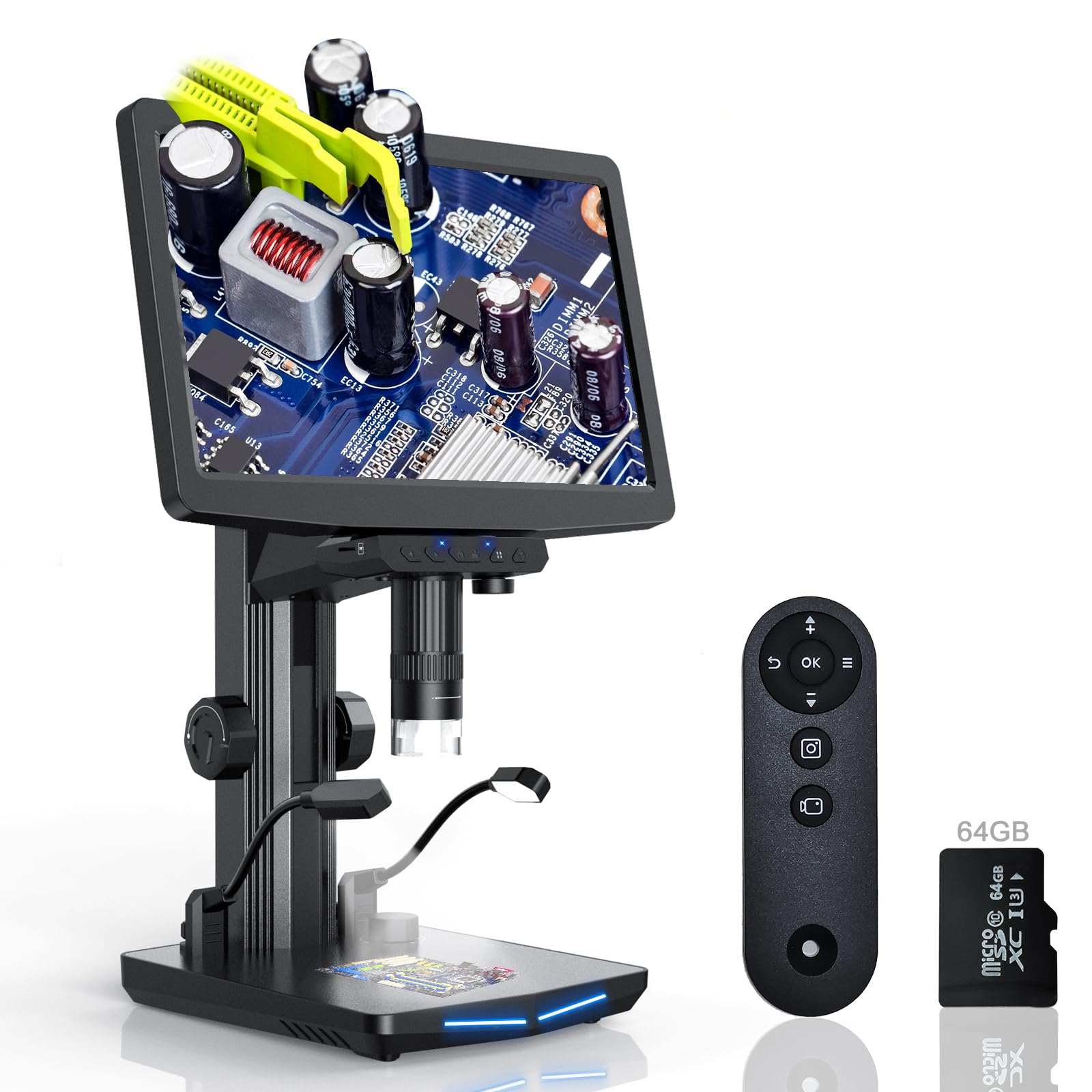 Amazon.com : IMICHI 10" Digital Microscope for Adults with 10" Screen ...