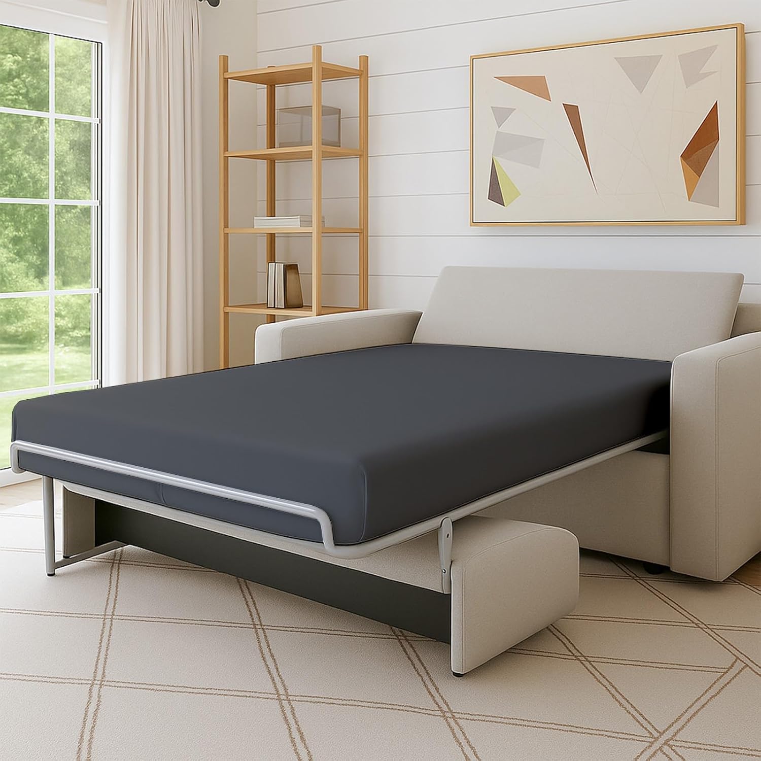 Amazon.com: Cottington Lane 1 Piece Sleeper Sofa Fitted Sheet Full Size ...