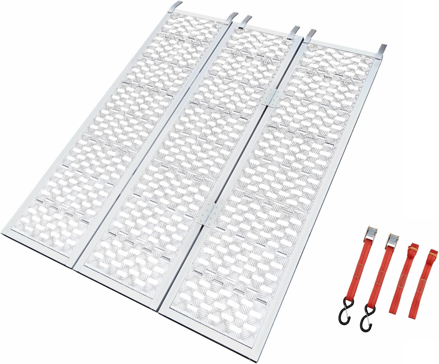 Amazon.com: Aluminum Tri-Fold Ramp, 54” W x 77” L, 1500lb Capacity ...