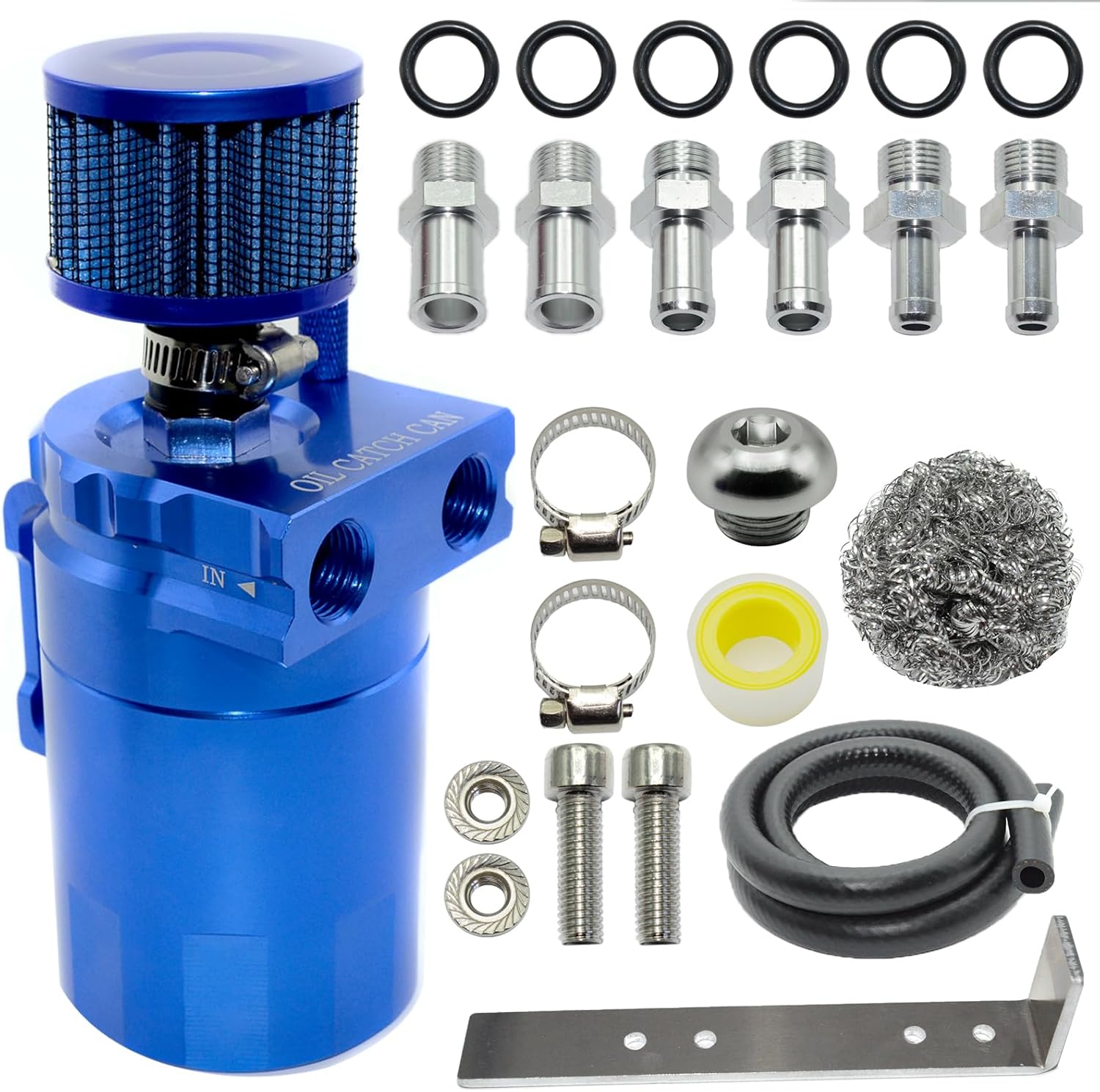 Amazon.com: YIEXOVA Oil Catch Can, Oil Separator Collection Tank with ...