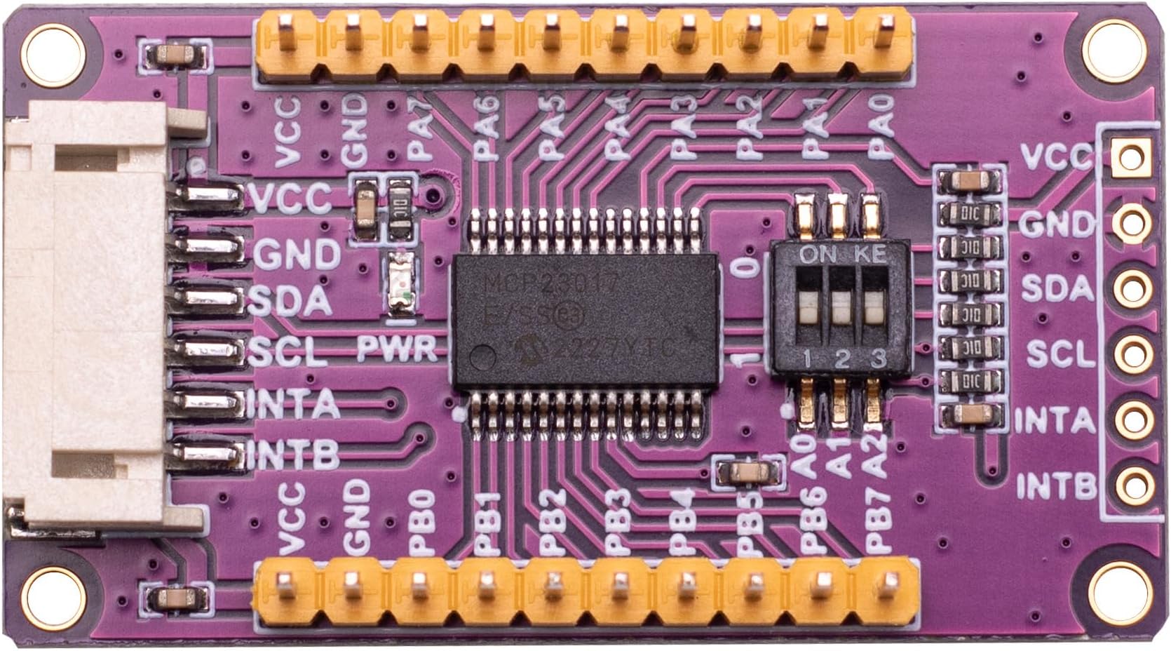 Amazon.com: Waveshare MCP23017 IO Expansion Board I2C Interface Expands ...