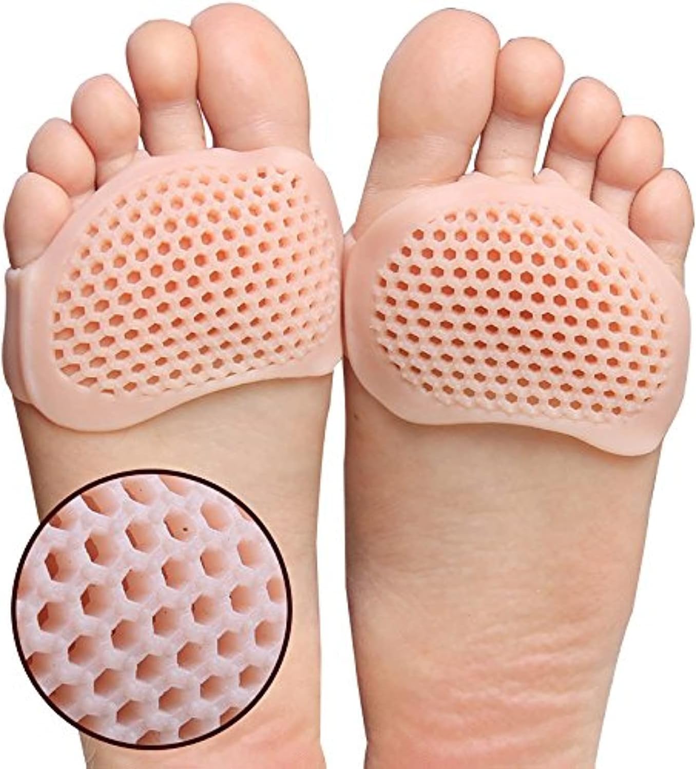 Amazon.com: Metatarsal Pads 4 Pcs Ball of Foot Cushions for Rapid Pain ...