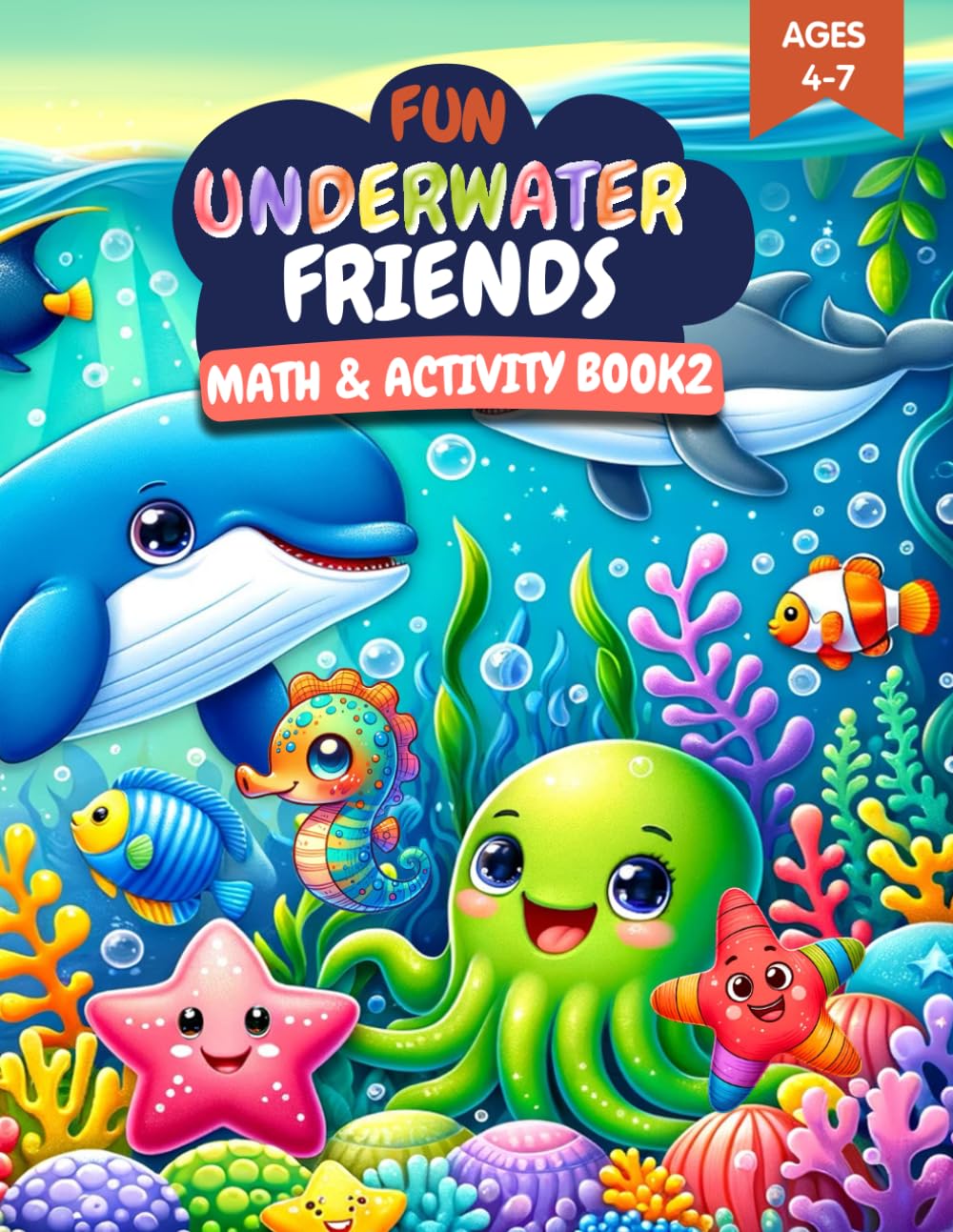 Amazon.com: Fun Underwater Friends: Math Activity Book 2 (Fun Math ...